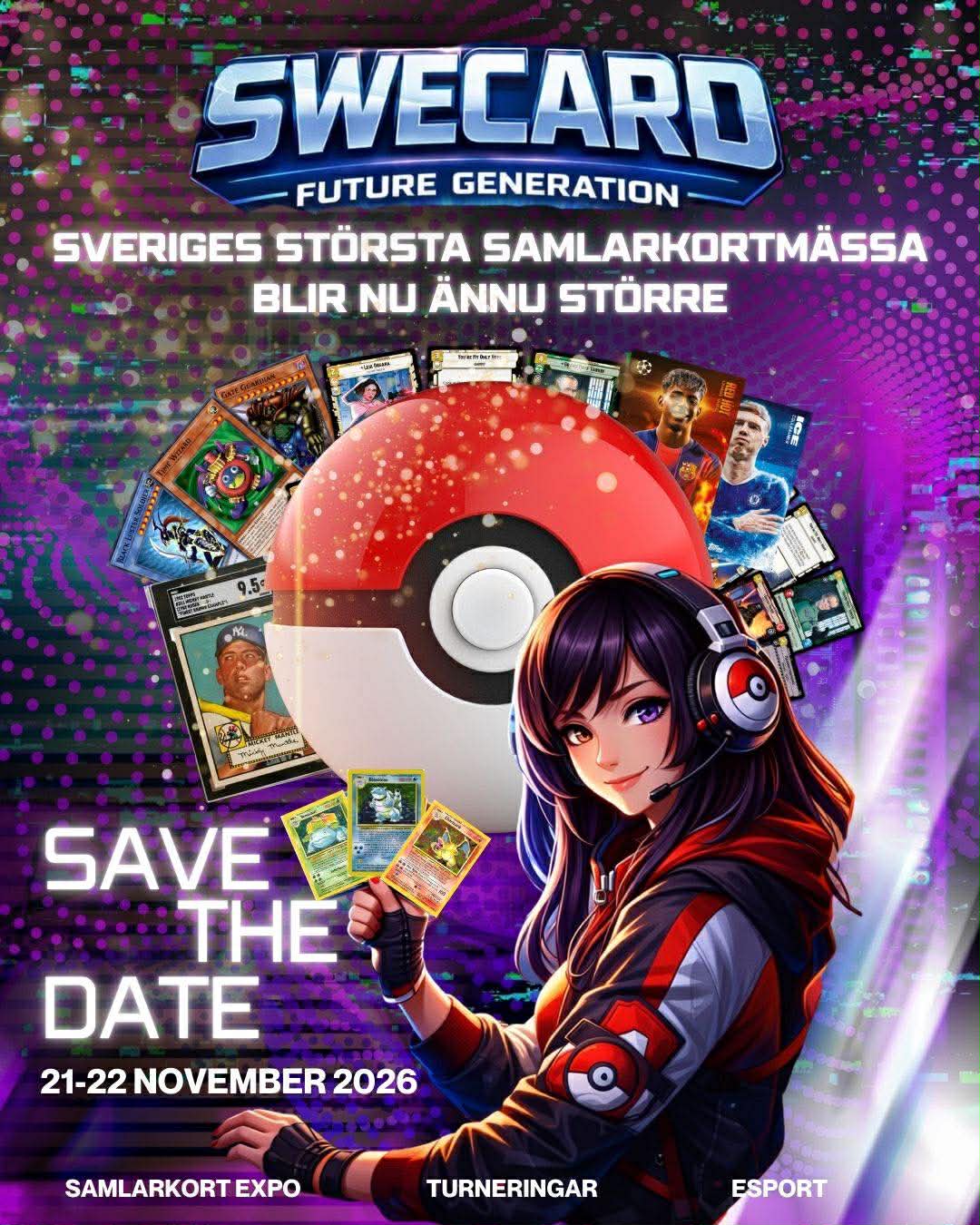 SweCard – Biggest expo in sweden for trading cards!